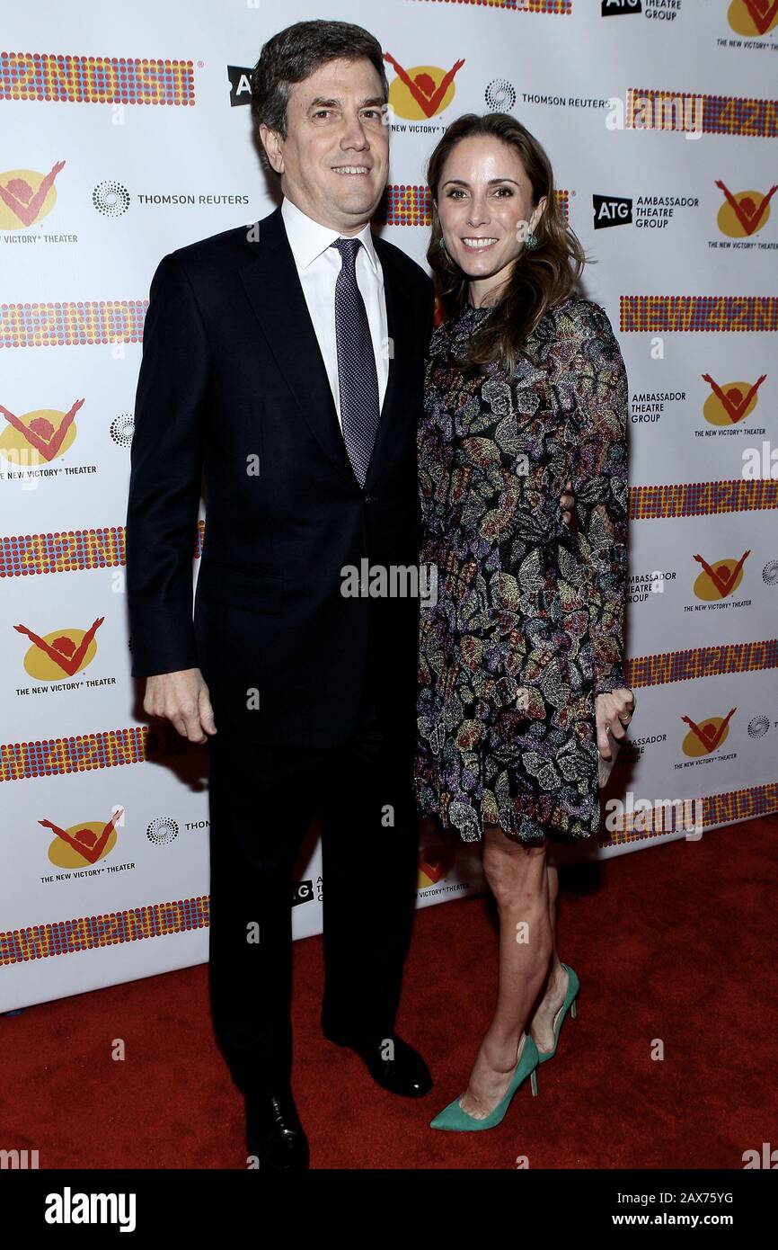 New York, NY, USA. 12 January, 2015. Bradford R. Peck, Kate Peck at the ...