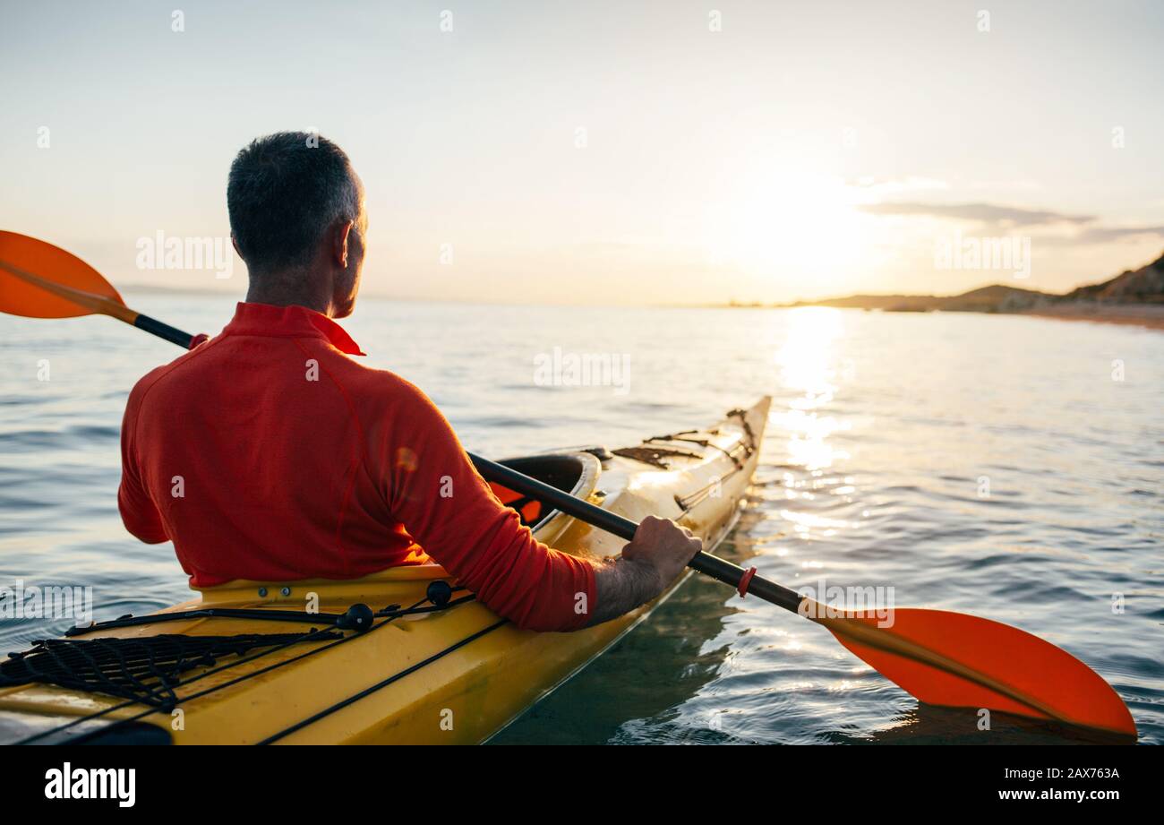 Old men kayaking hi-res stock photography and images - Alamy