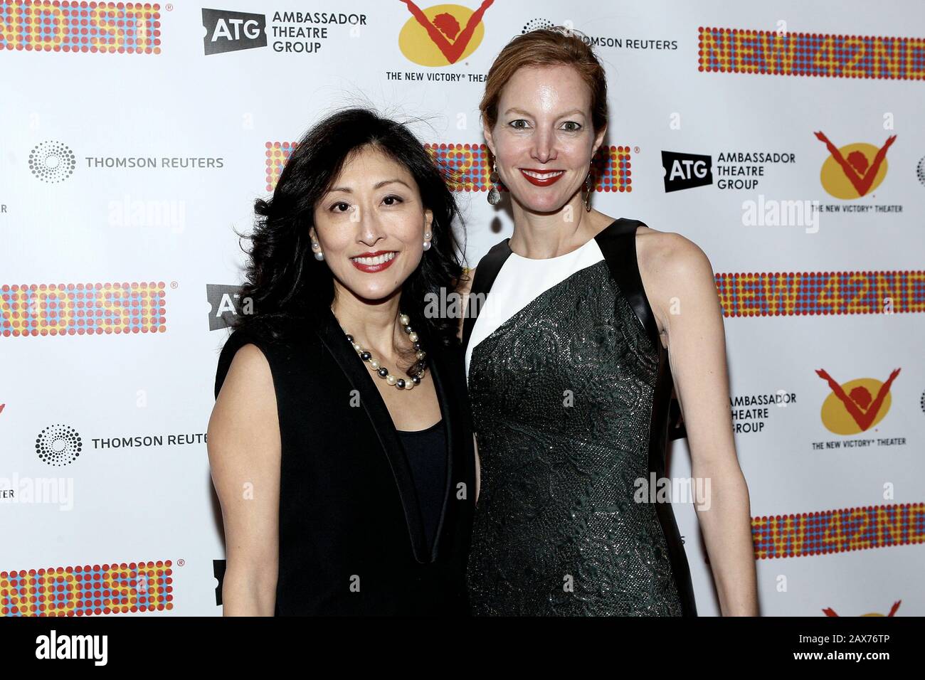 New York, NY, USA. 12 January, 2015. Adelina Wong Ettelson, Fiona Howe ...