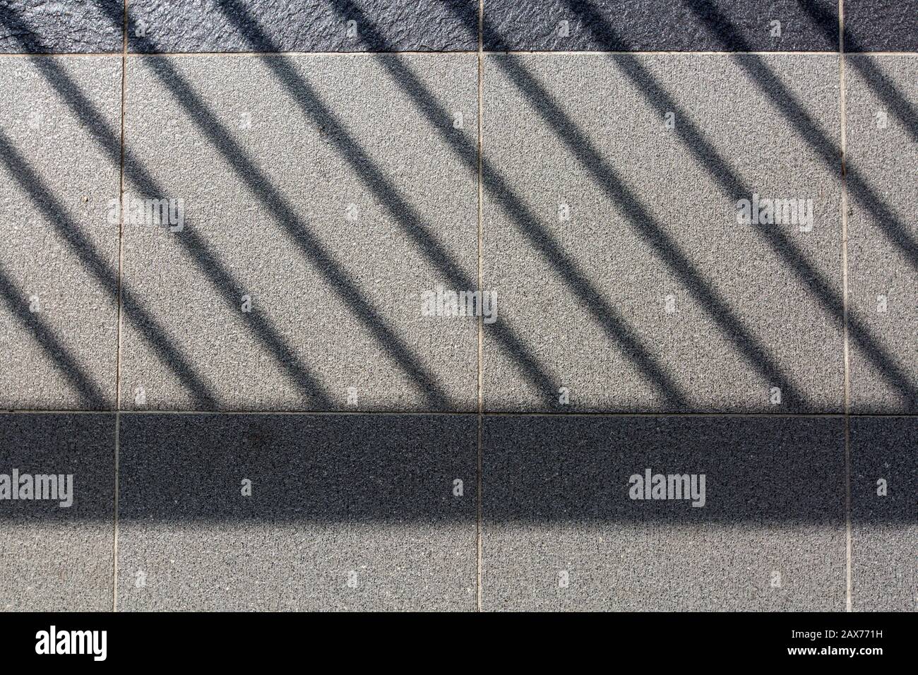Geometrical minimalism of shadow and light from the railing design ...