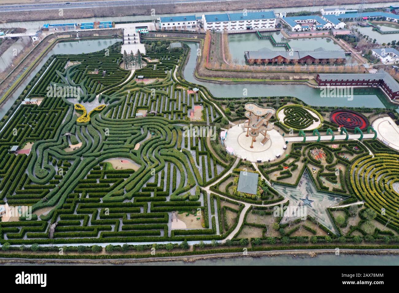 Yancheng dafeng dream maze hi-res stock photography and images - Alamy
