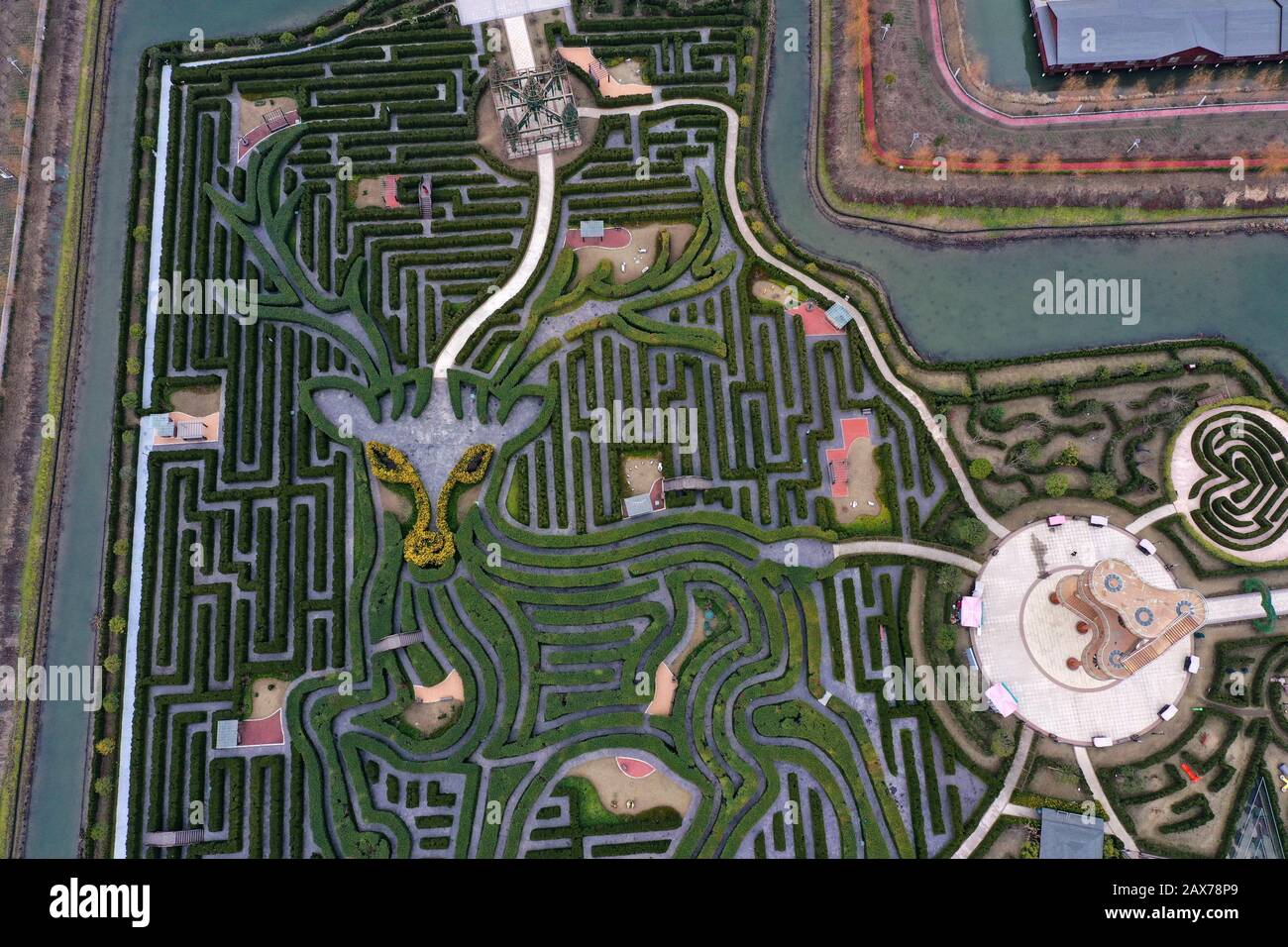 Yancheng dafeng dream maze hi-res stock photography and images - Alamy
