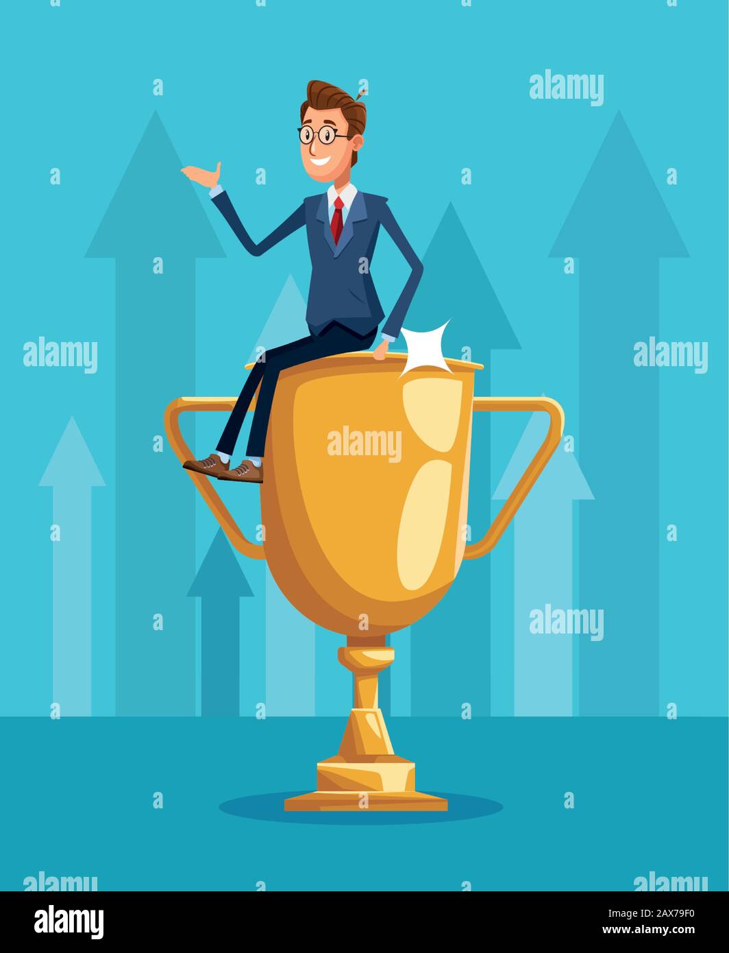 Cartoon Trophy High Resolution Stock Photography and Images - Alamy
