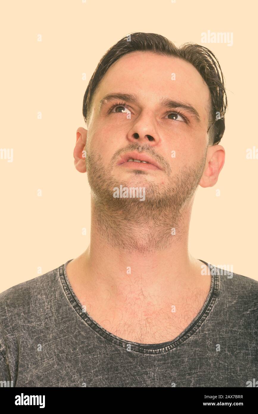 Male with stubble hi-res stock photography and images - Alamy