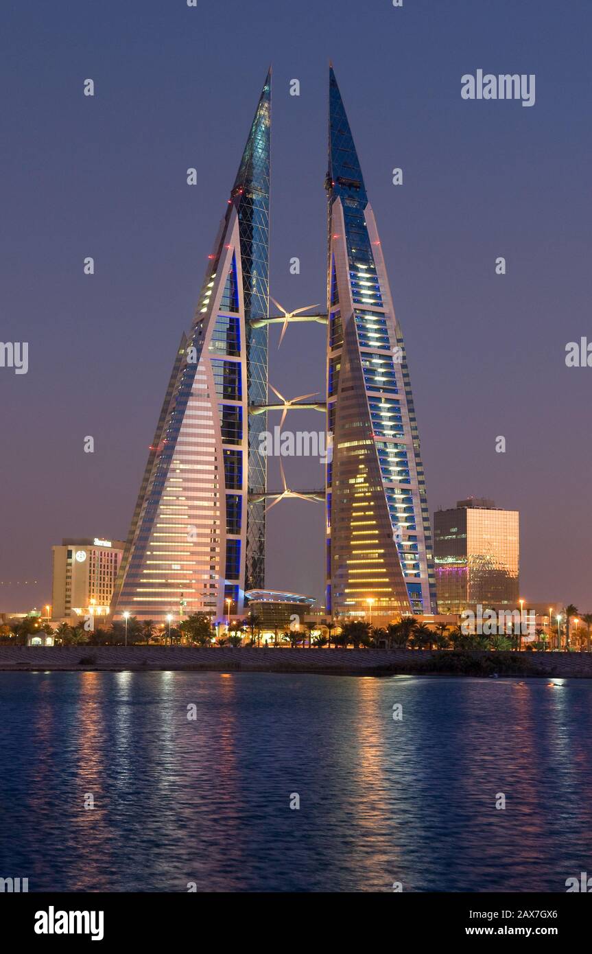 Bahrain Trade Center Tower in Bahrain Stock Photo - Alamy