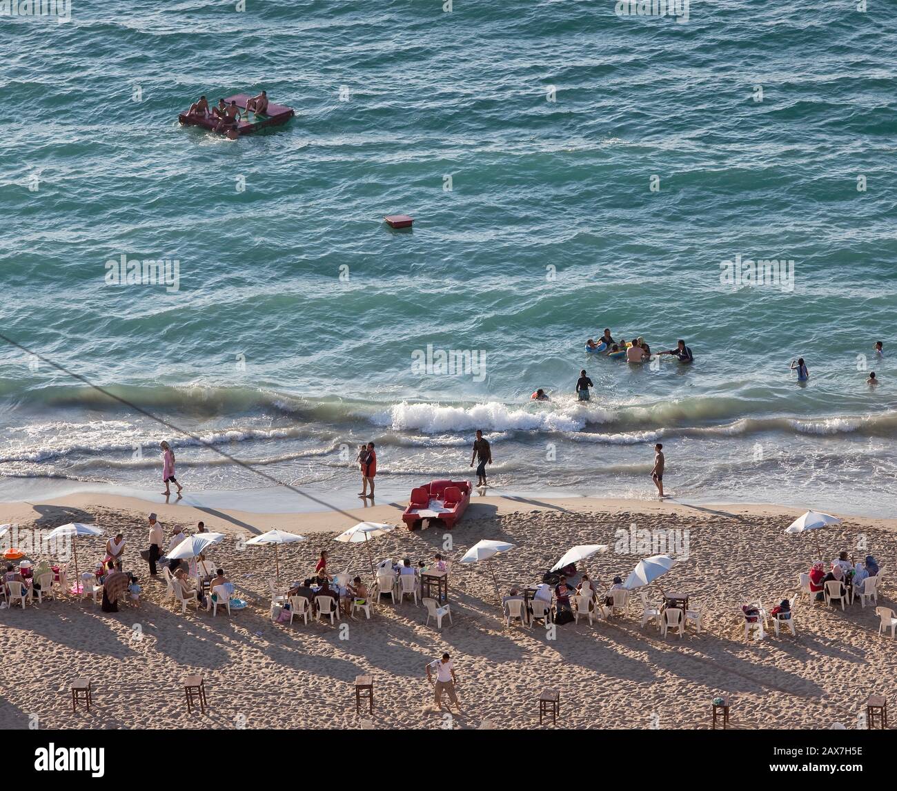 Alexandria beach in Egypt Stock Photo - Alamy