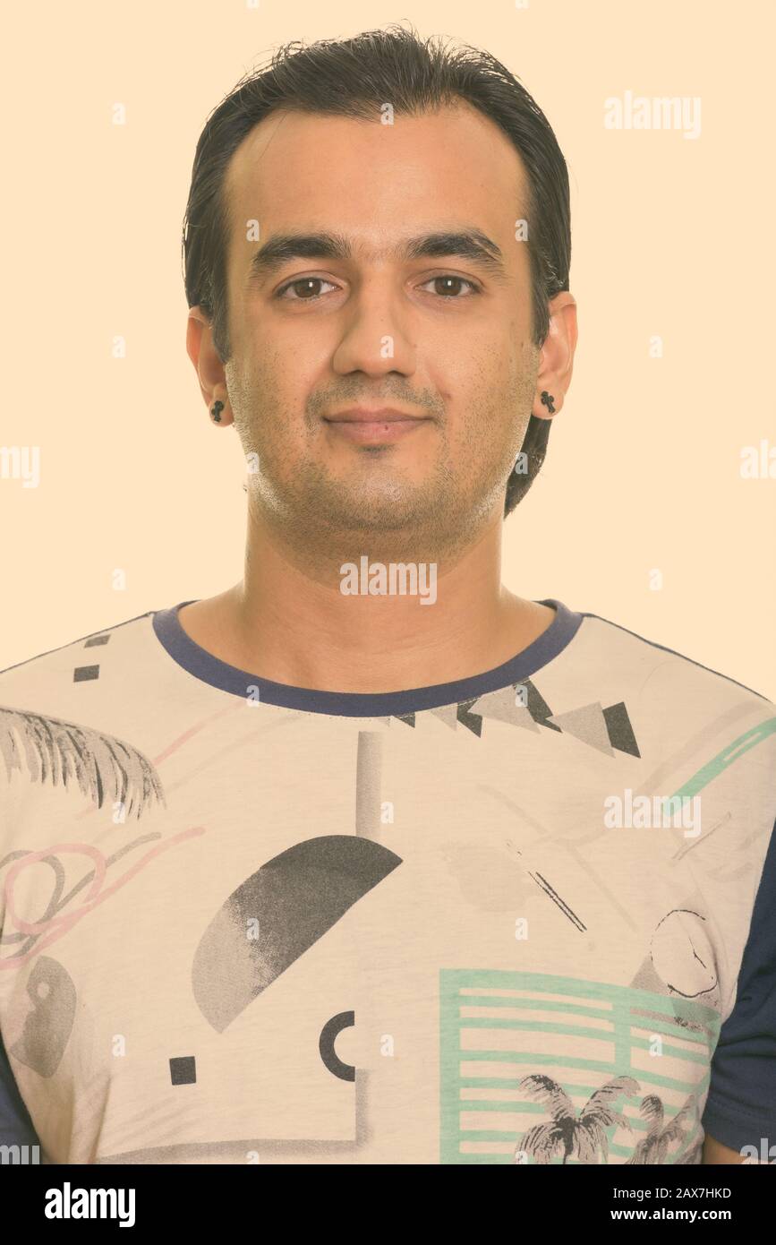 Face of Persian man looking at camera Stock Photo - Alamy
