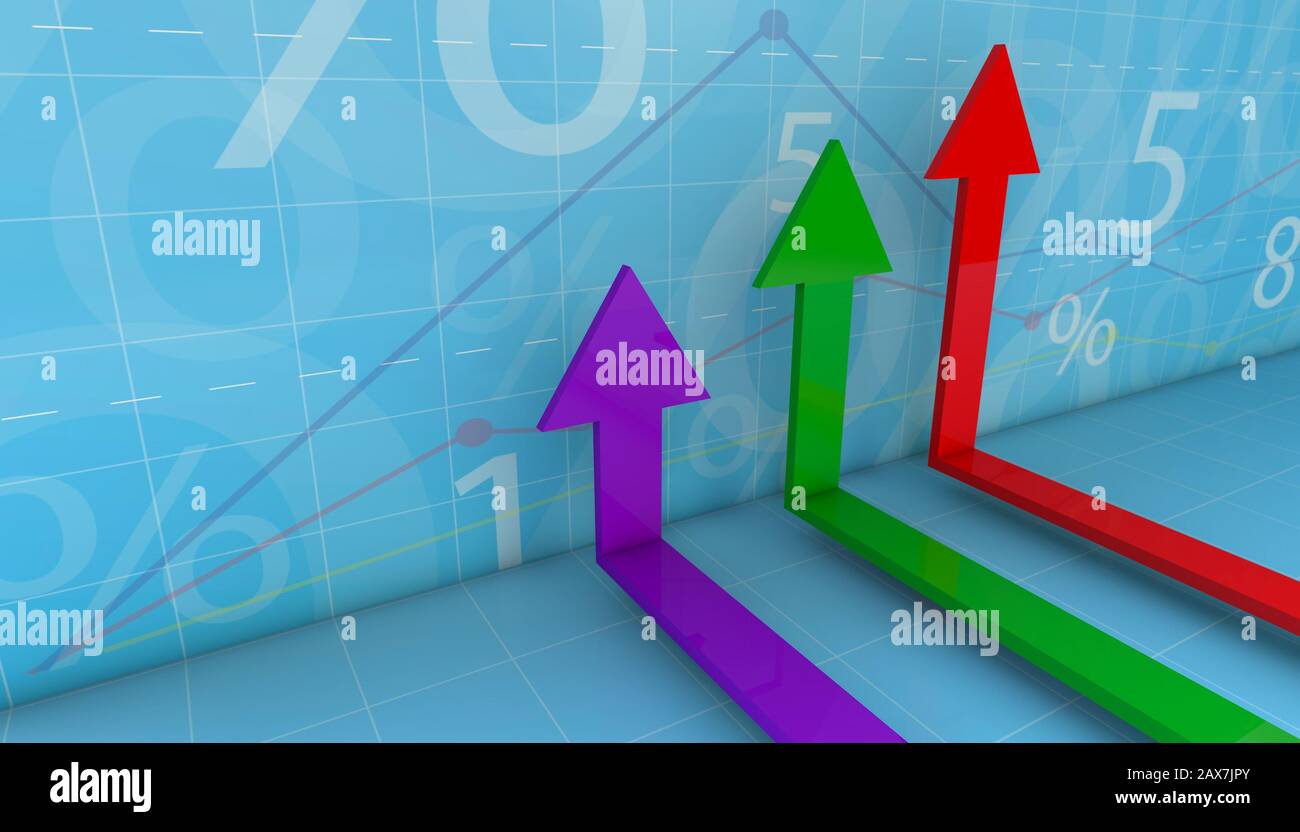 Multi colour arrows hi-res stock photography and images - Alamy
