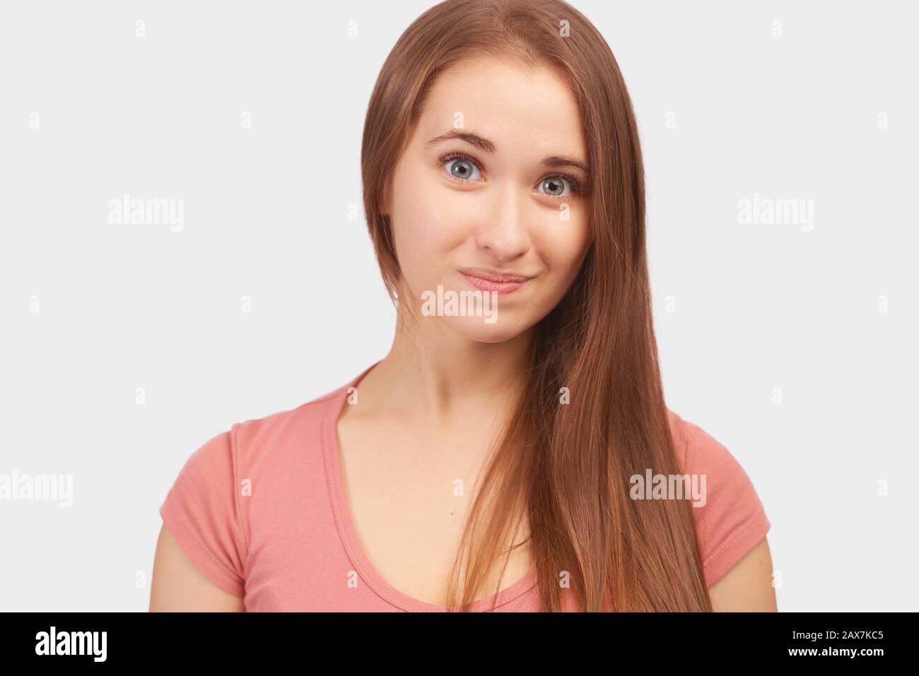 Girl sneering studio hi-res stock photography and images - Alamy