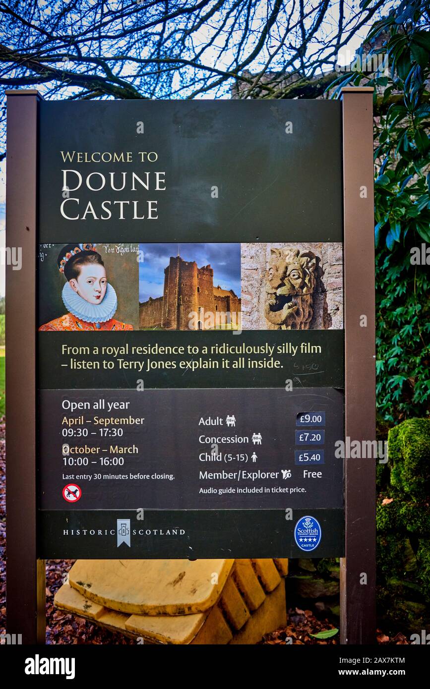 Doune Castle (DOUNE Stock Photo - Alamy