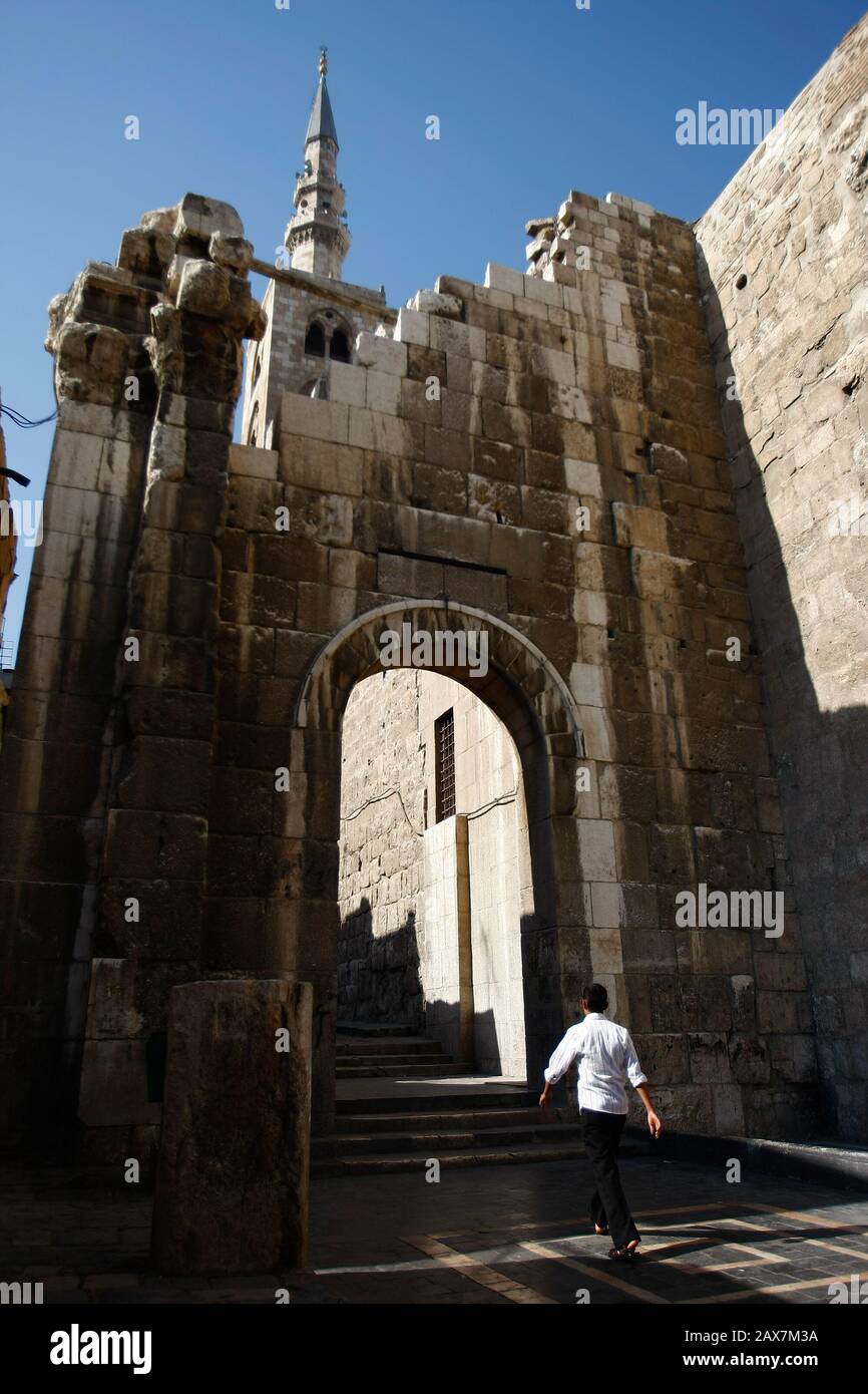 Detail of architecture in Damascus, Syria Stock Photo - Alamy