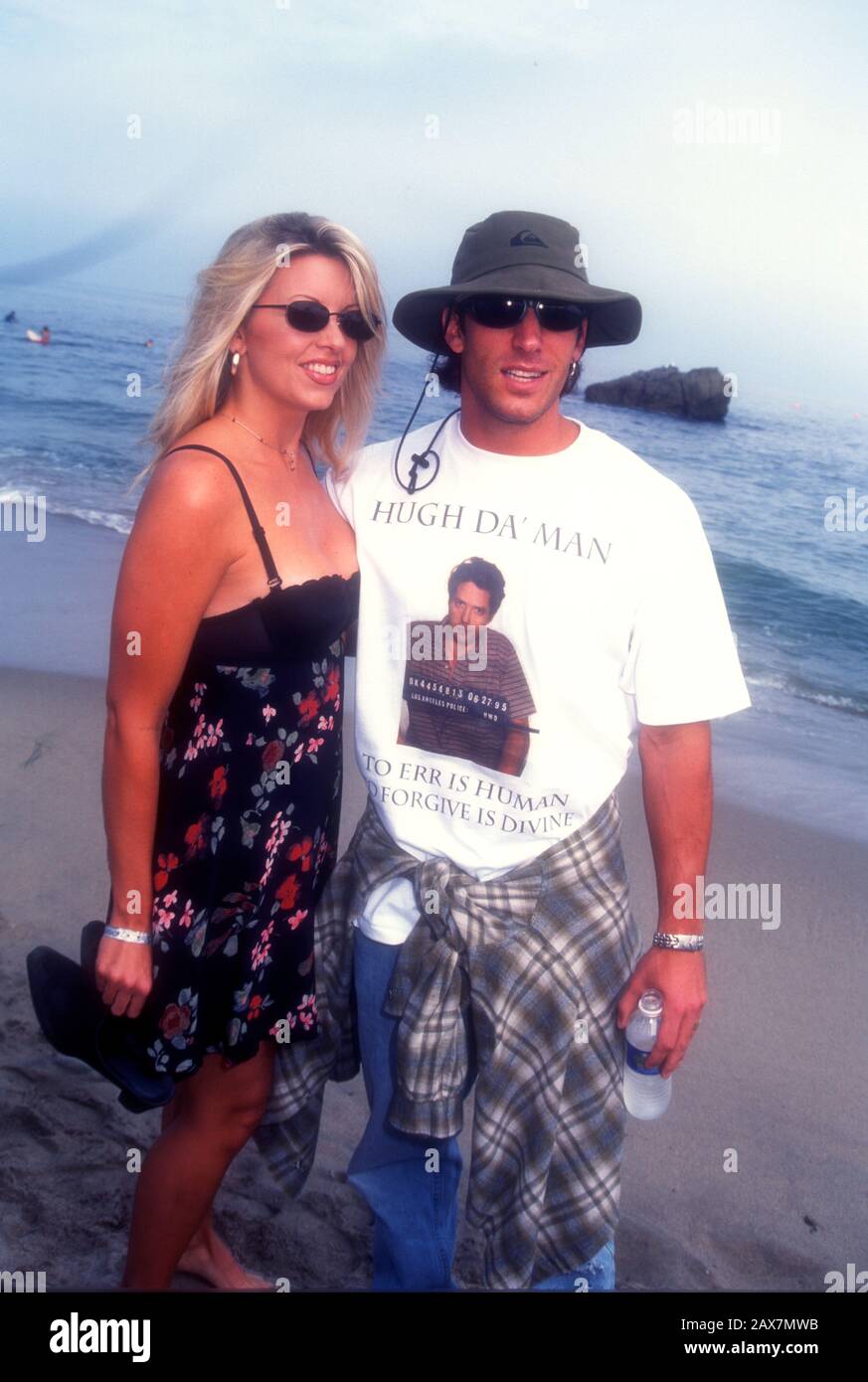 Malibu, California, USA 7th July 1995 Dee Dee Hemby and husband actor ...