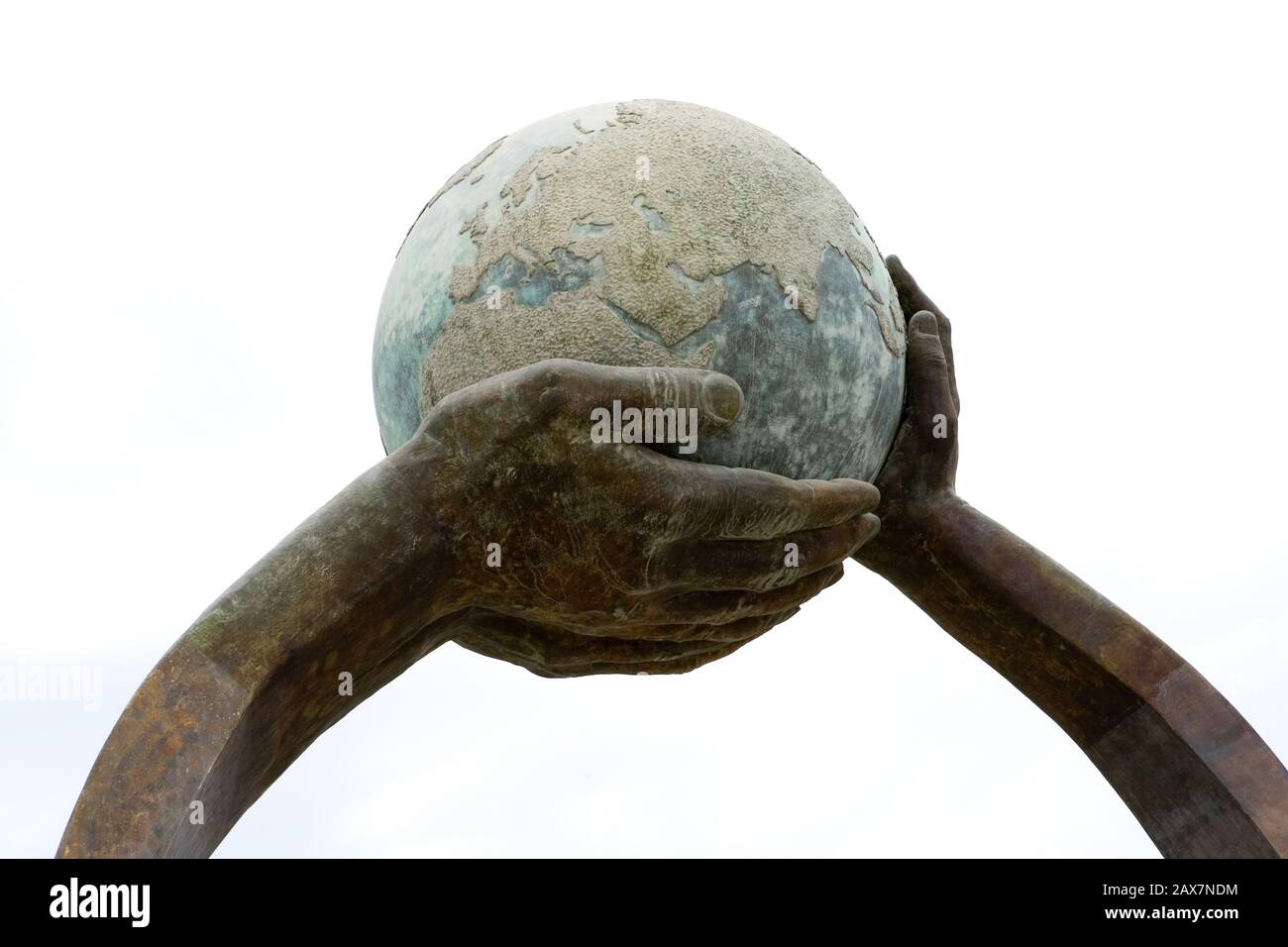 The Globe Roundabout, Doha, Qatar Stock Photo - Alamy