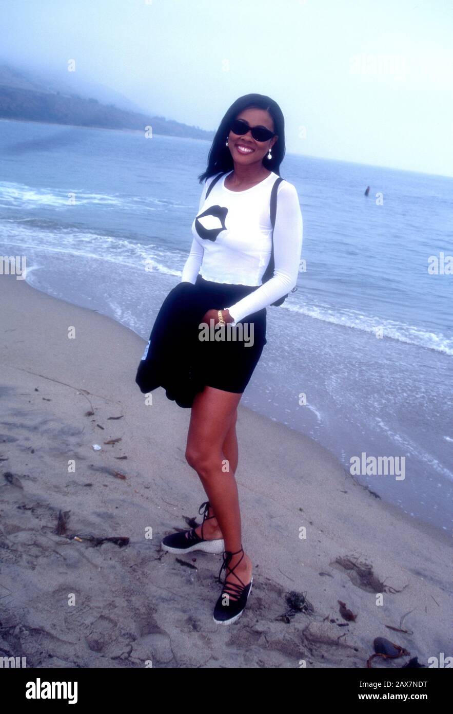 Malibu, California, USA 7th July 1995 Actress Lela Rochon attends the 'Clueless' Premiere on ...