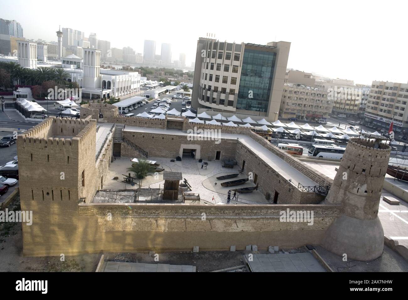 Fort at the Dubai Museum, UAE Stock Photo - Alamy