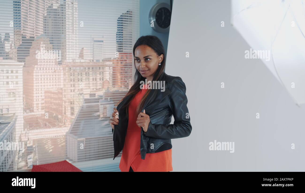 African in a studio photoshoot hi-res stock photography and images - Alamy
