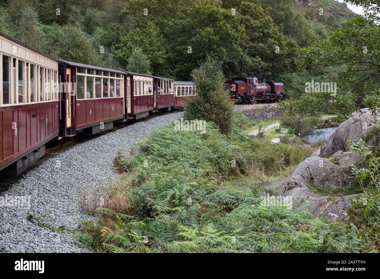 Welsh Highland Railway Stock Photo - Alamy