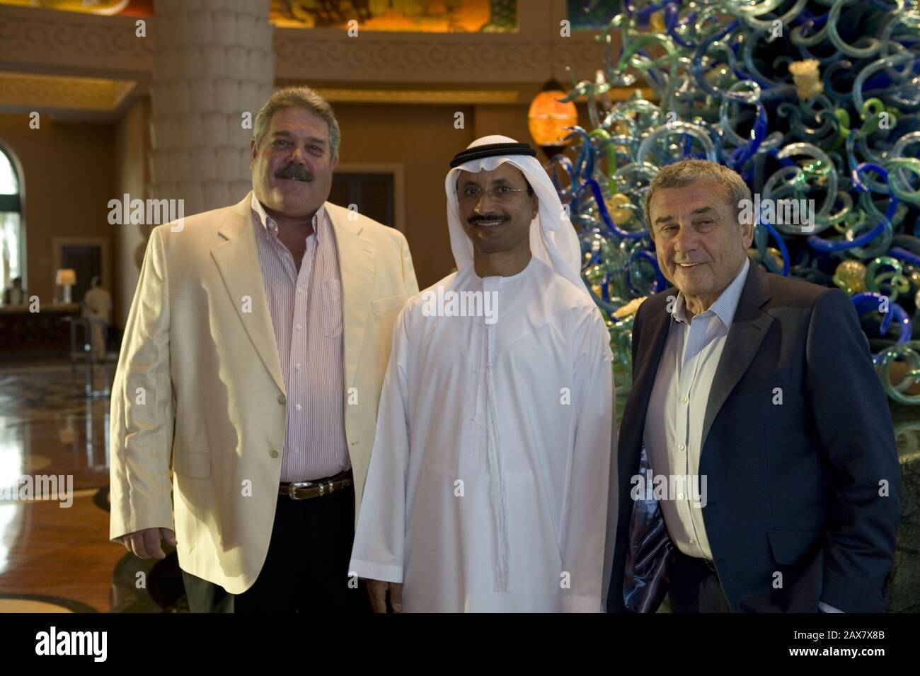 Sol Kerzner and Sultan Ahmed Bin Sulayem, partners in the new Atlantis ...
