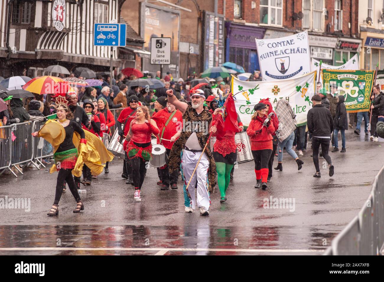 Birmingham, UK. 17 March, 2019. Saint Patrick's Day Parade at Digbeth ...