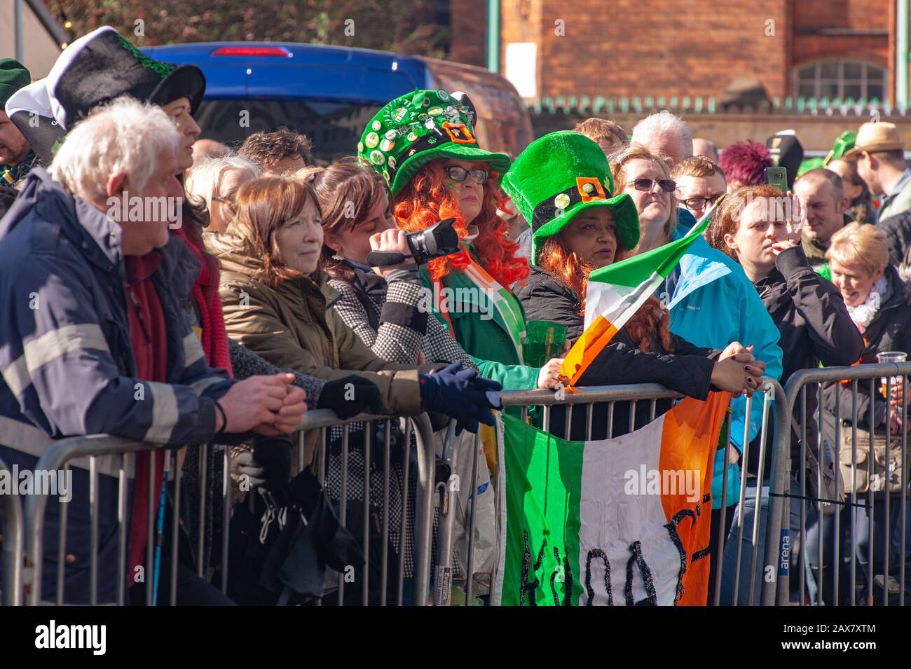 Birmingham, UK. 17 March, 2019. Saint Patrick's Day Parade at Digbeth ...