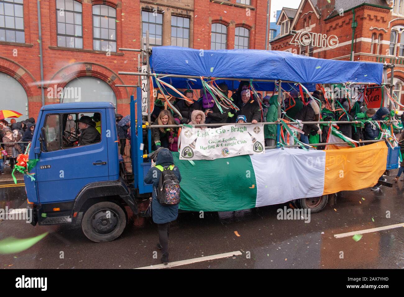 Birmingham, UK. 17 March, 2019. Saint Patrick's Day Parade at Digbeth ...