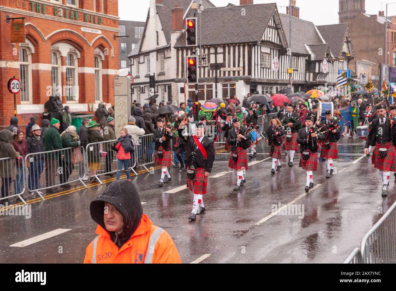 Birmingham, UK. 17 March, 2019. Saint Patrick's Day Parade at Digbeth ...