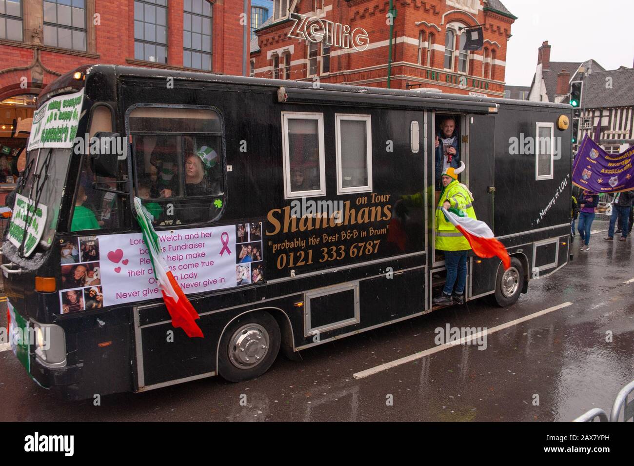 Birmingham, UK. 17 March, 2019. Saint Patrick's Day Parade at Digbeth ...