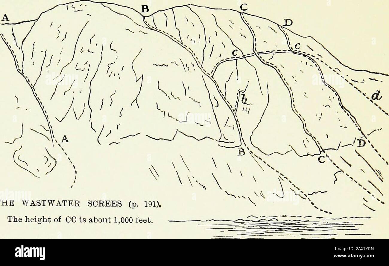 Rock-climbing in the English Lake District . r left. The main gully was ...