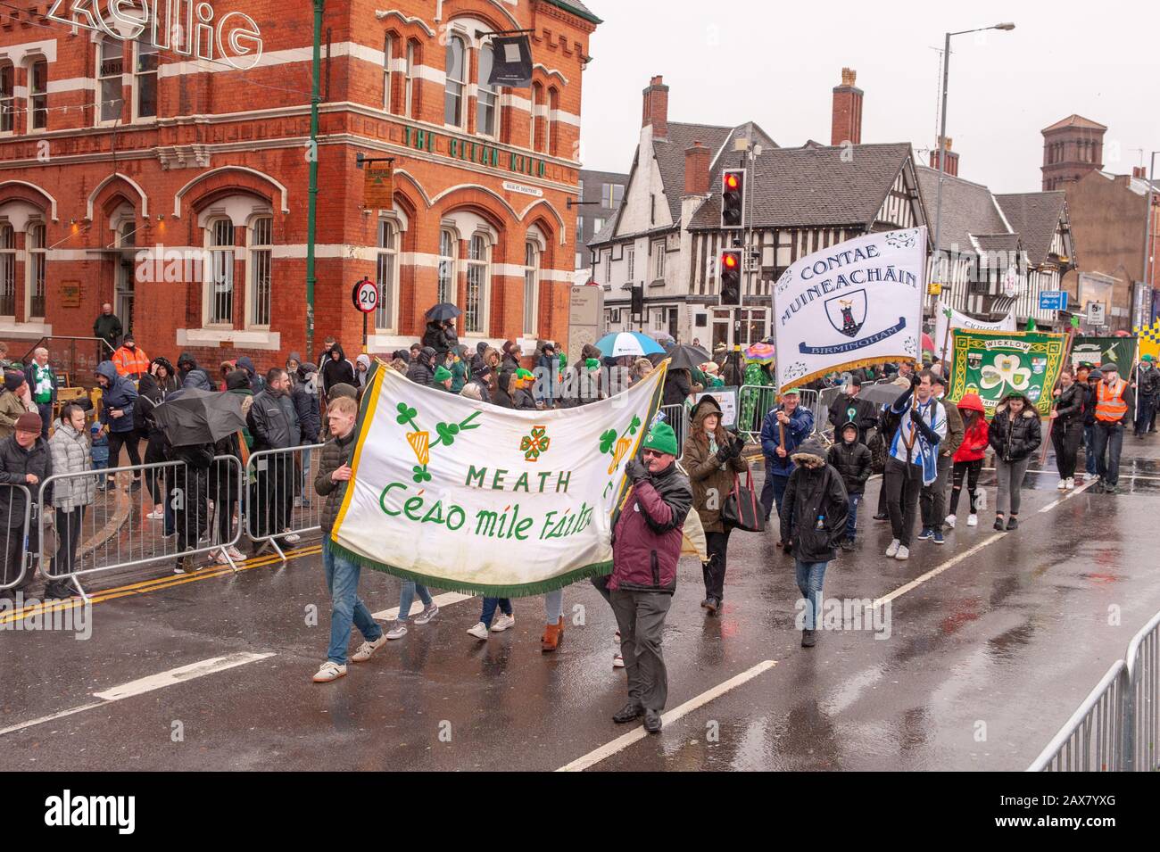 Birmingham, UK. 17 March, 2019. Saint Patrick's Day Parade at Digbeth ...