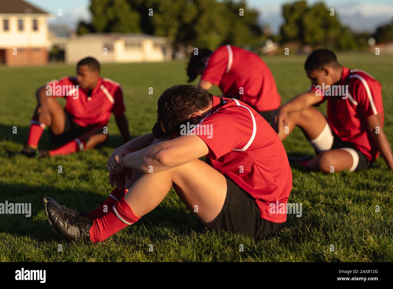 Boy tired sport man hi-res stock photography and images - Alamy