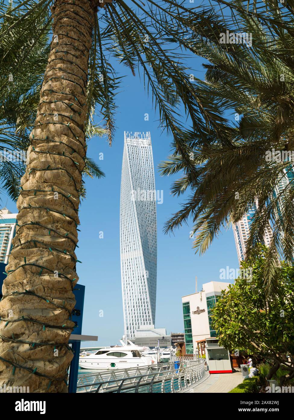 Cayan Tower at Dubai, United Arab Emirates Stock Photo - Alamy