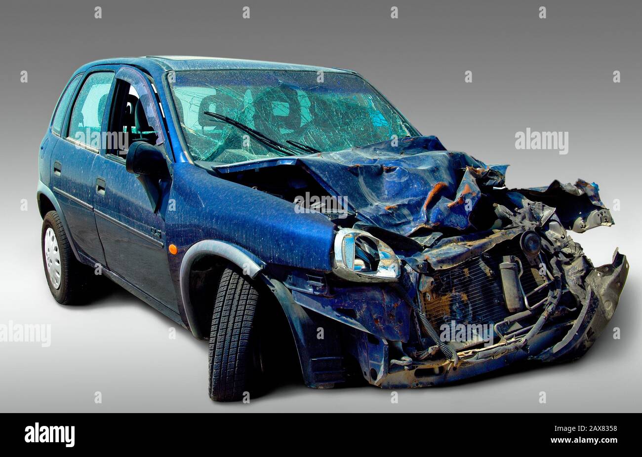 Car Wreck. Dubai, UAE Stock Photo - Alamy