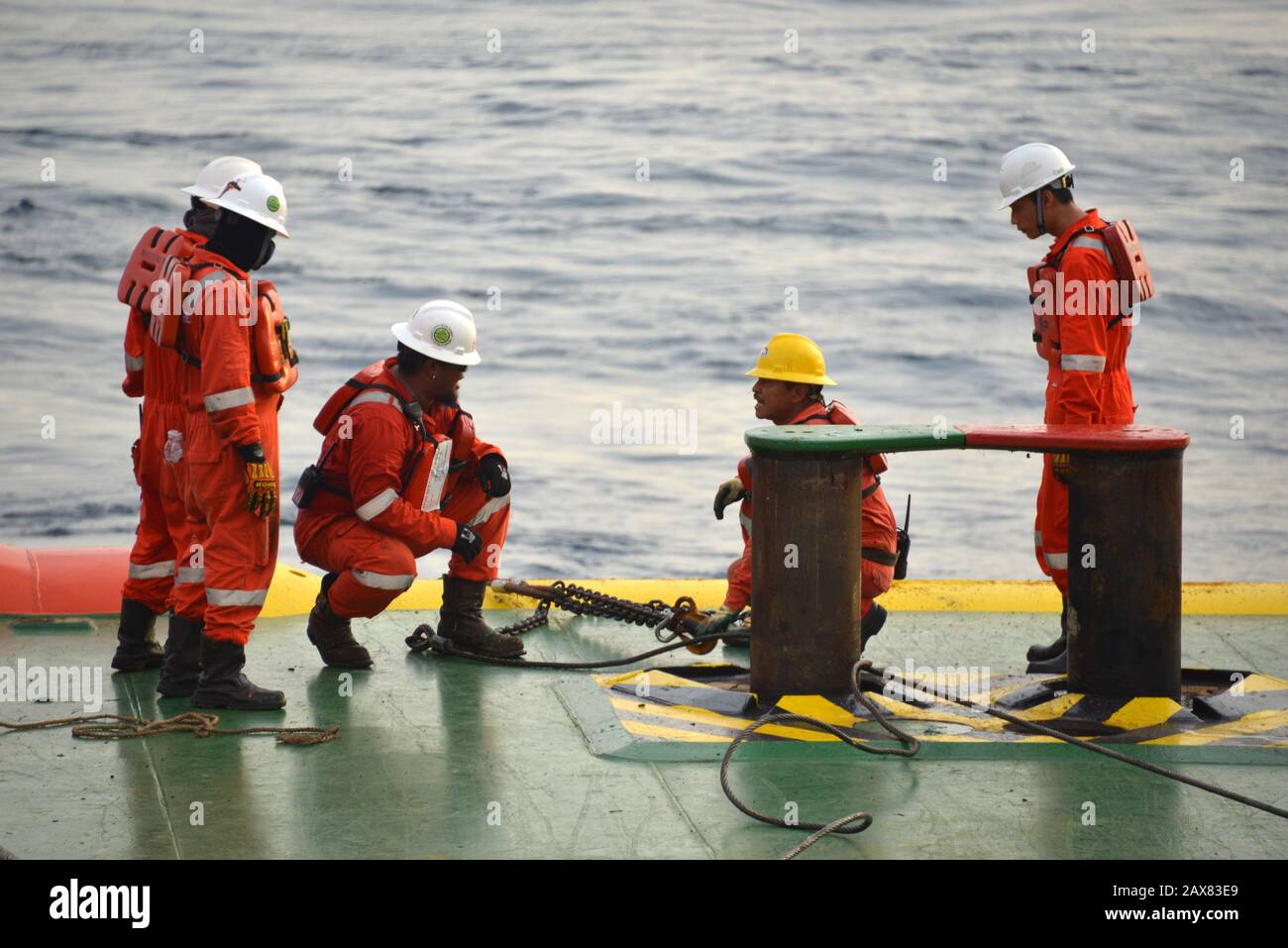 Trained crew for high risk operation hi-res stock photography and ...