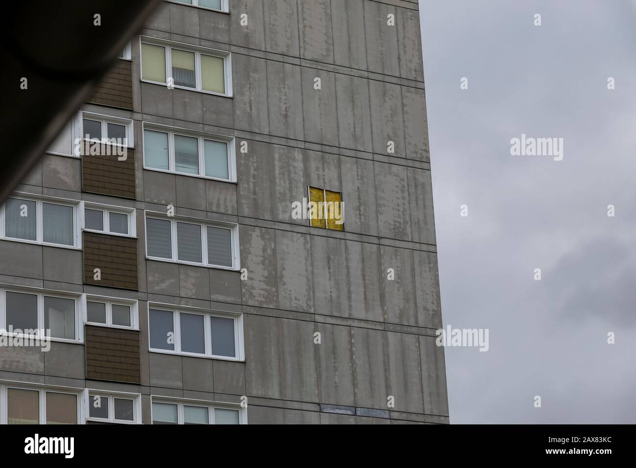 Residential building in Hohenstein, Wolfsburg, was damaged in Ciara ...