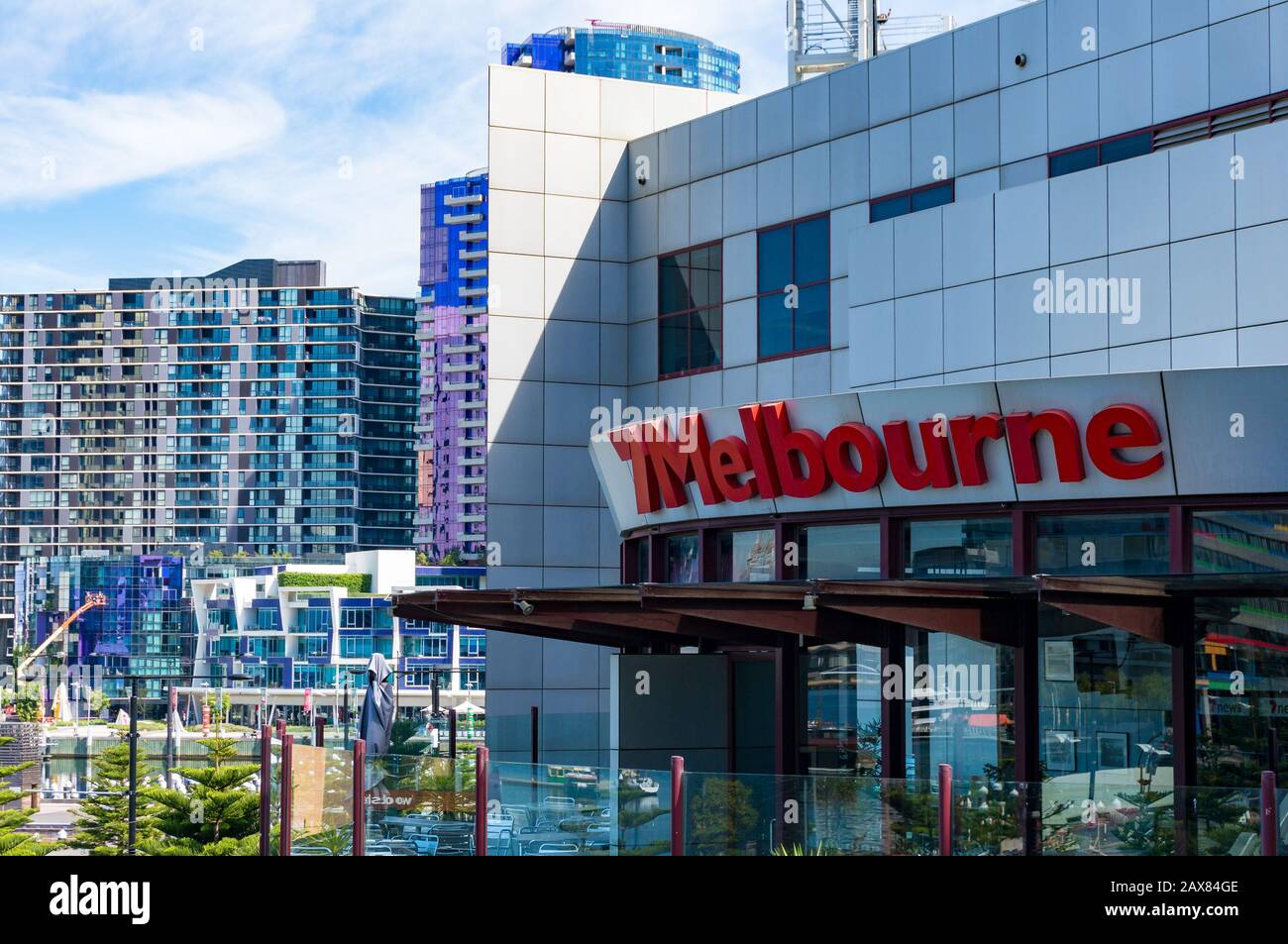 Melbourne, Australia - December 7, 2016: Channel 7 Melbourne television ...