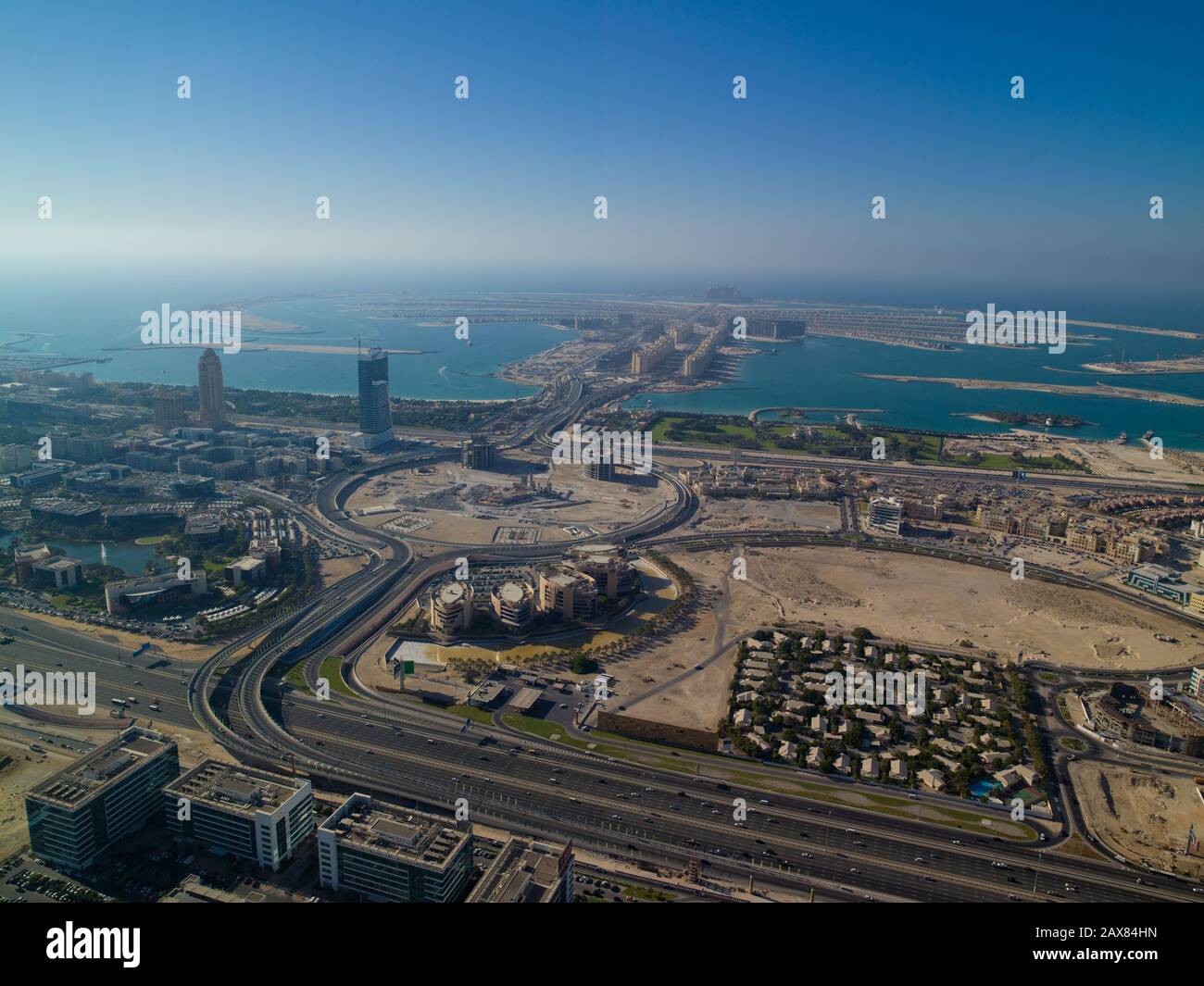 Pearl Dubai under construction, UAE Stock Photo - Alamy