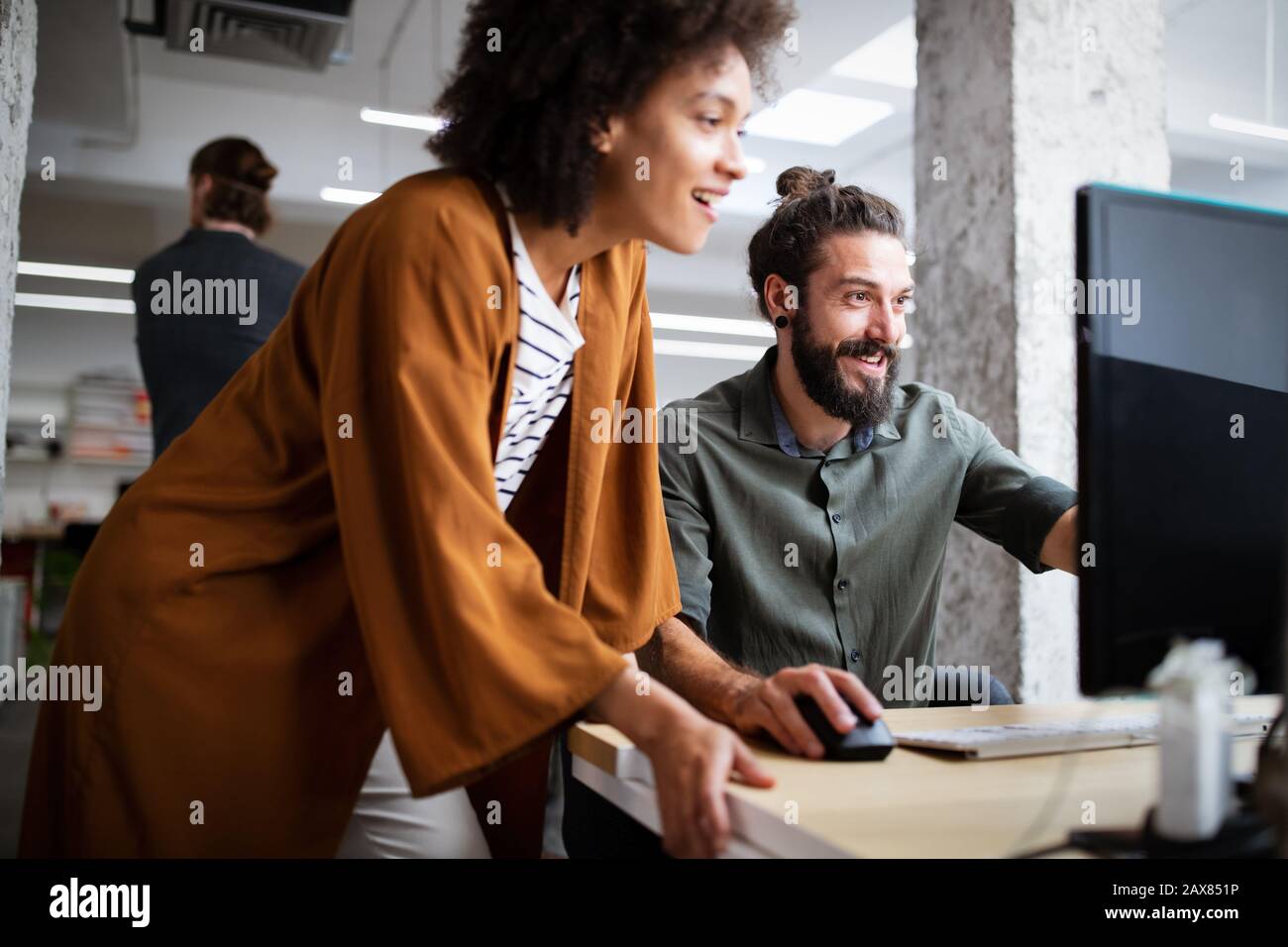 Work computer hi-res stock photography and images - Alamy