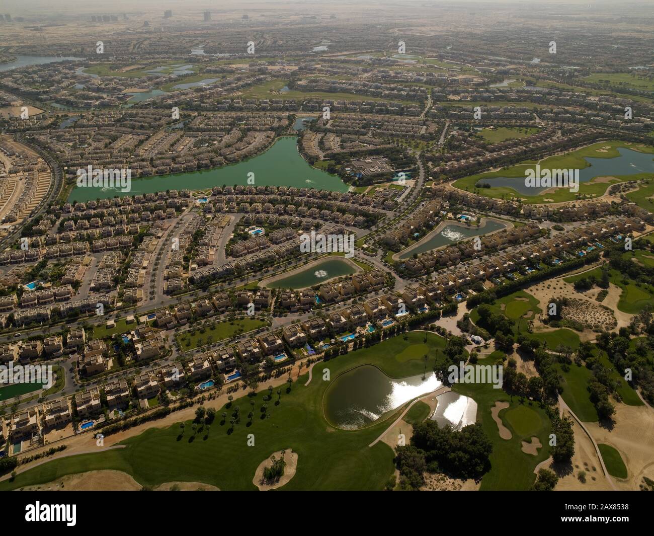 Aerial view of Dubai, UAE Stock Photo - Alamy
