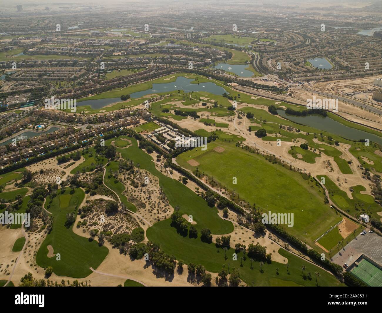 Aerial view of Dubai, UAE Stock Photo - Alamy