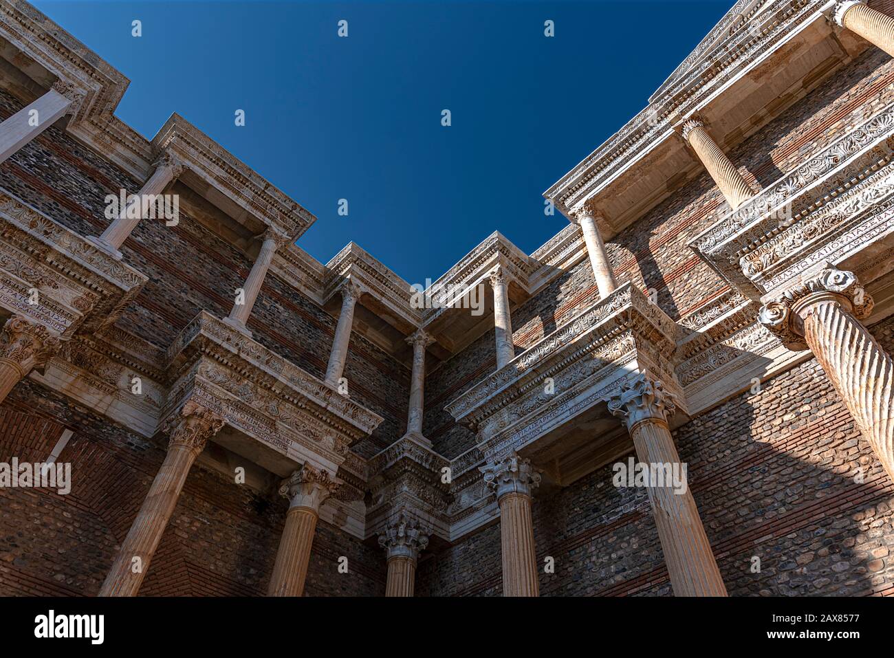 the structures of the rich Lydian city that have survived to the ...
