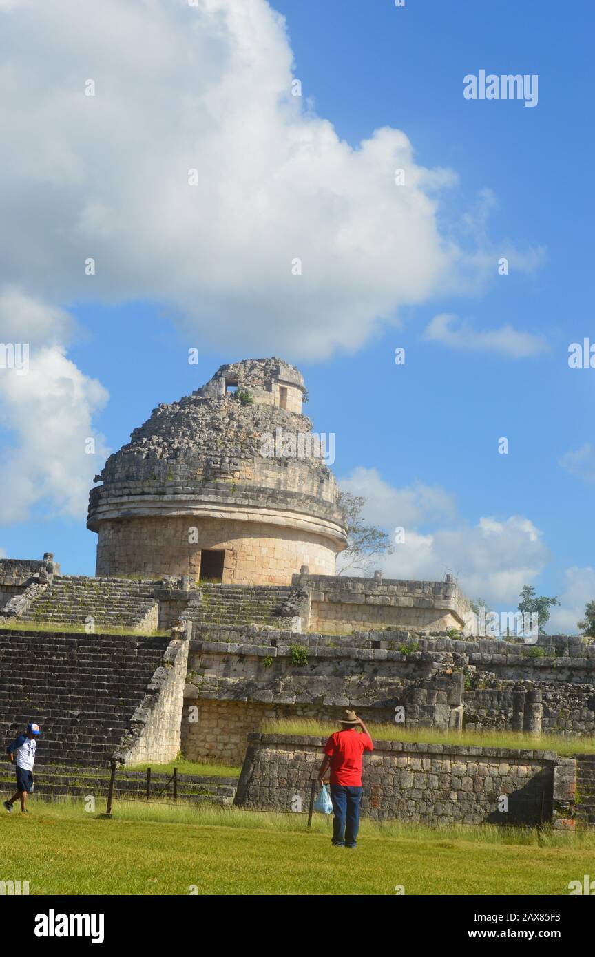 El Caracol, the Observatory, is a unique structure at pre-Columbian ...