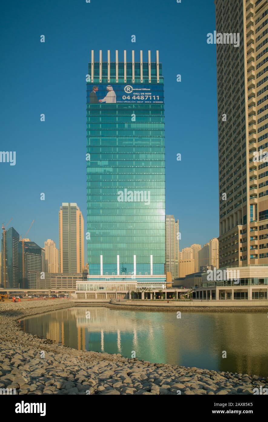 Reef Tower, Jumeirah Lakes Towers, Dubai, UAE Stock Photo - Alamy