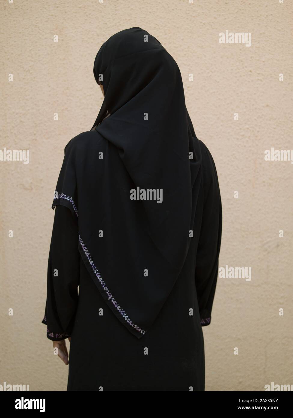 Arab Female in Abaya. Dubai, UAE Stock Photo - Alamy