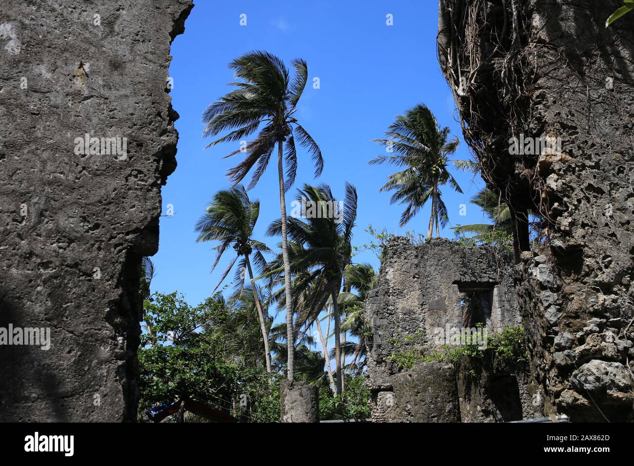 Ruins in Barcelona, the Philippines Stock Photo - Alamy