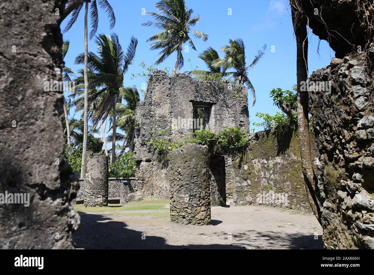 Ruins in Barcelona, the Philippines Stock Photo - Alamy