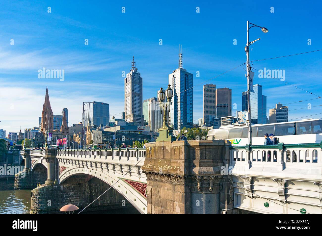 Melbourne princess bridge hi-res stock photography and images - Alamy