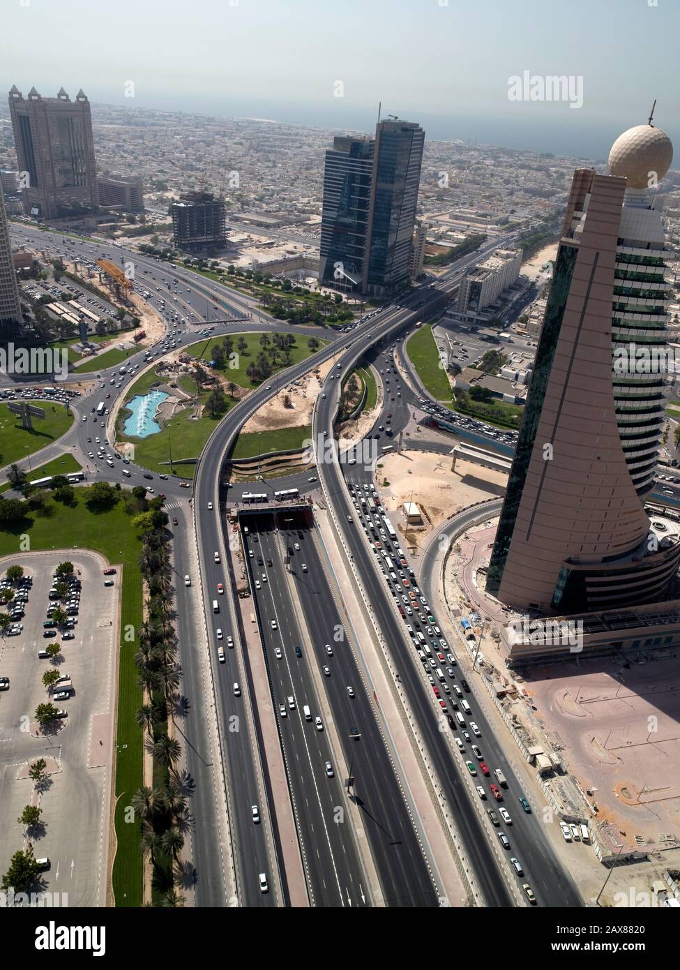 Aerial view of Dubai, UAE Stock Photo - Alamy