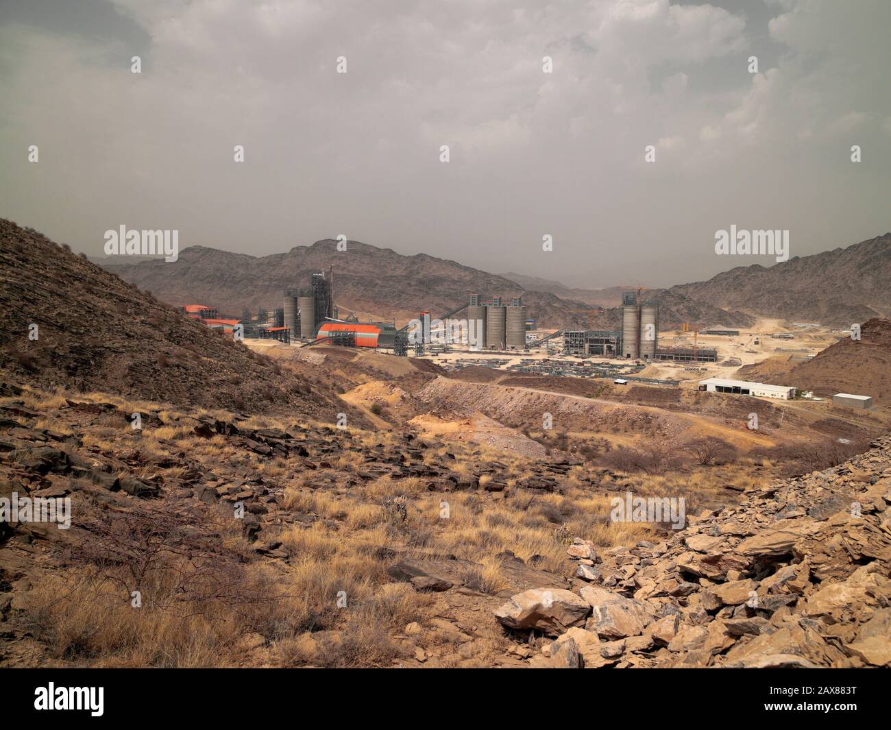 A cement factory near Abha in Saudi Arabia Stock Photo - Alamy