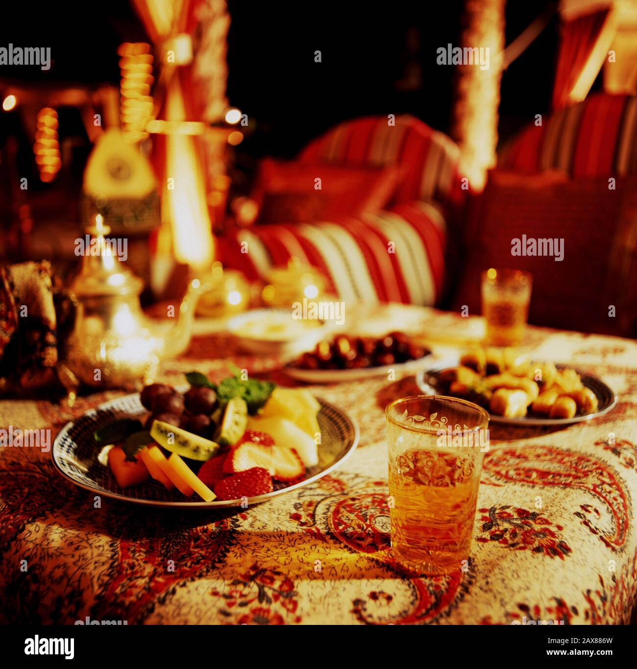 An Iftar tent during Ramadan Stock Photo - Alamy