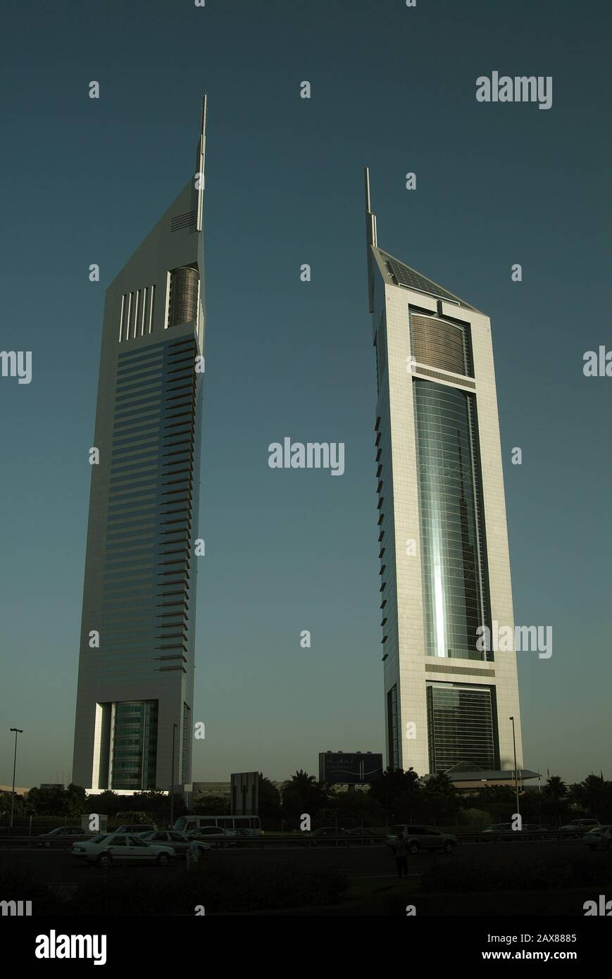 Emirates Towers, Dubai, UAE Stock Photo - Alamy